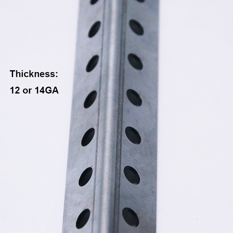 14 Gauge Punched Galvanized Steel Angle For Sale | RC Hardware Manufacturer