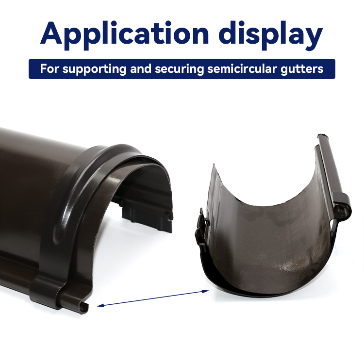 Bracket for semi-circular gutter - RC Hardware Manufacturer